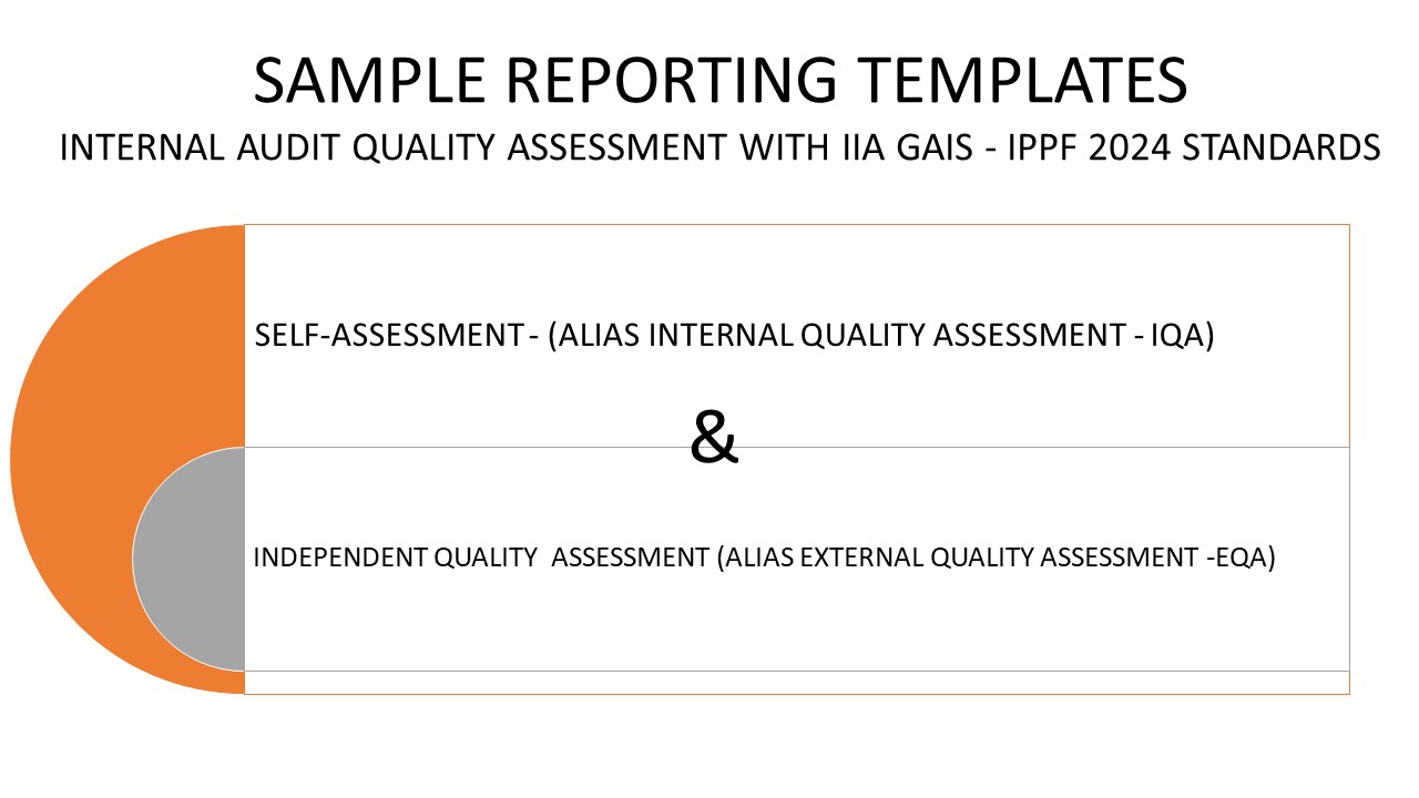 SAMPLE REPORTING TEMPLATES FOR IIA GAIS -IPPF 2024 STANDARDS ...
